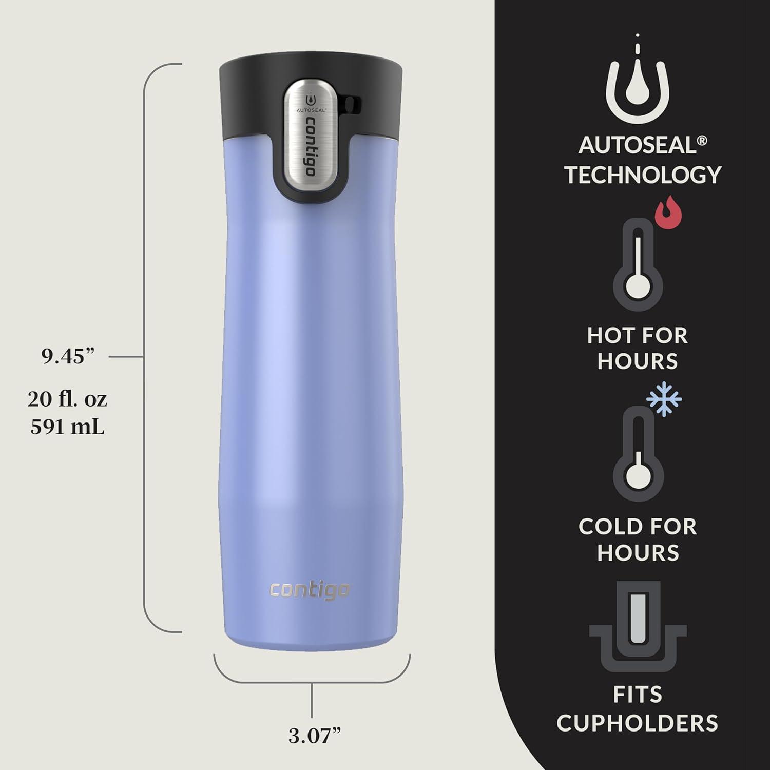 Contigo AUTOSEAL West Loop Vacuum-Insulated Stainless Steel Travel Mug ...