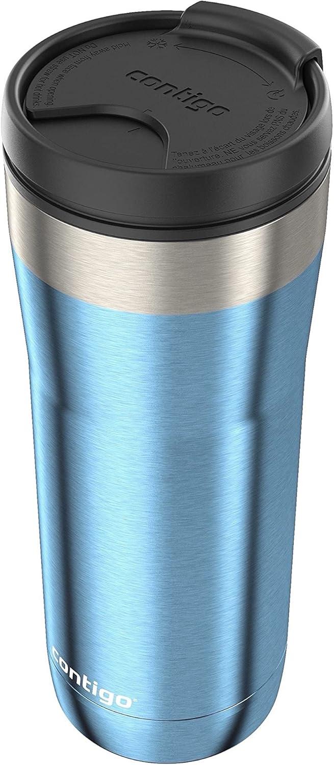 Contigo Uptown Dual-Sip Stainless Steel Tumbler with Leakproof Lid, 24 ...